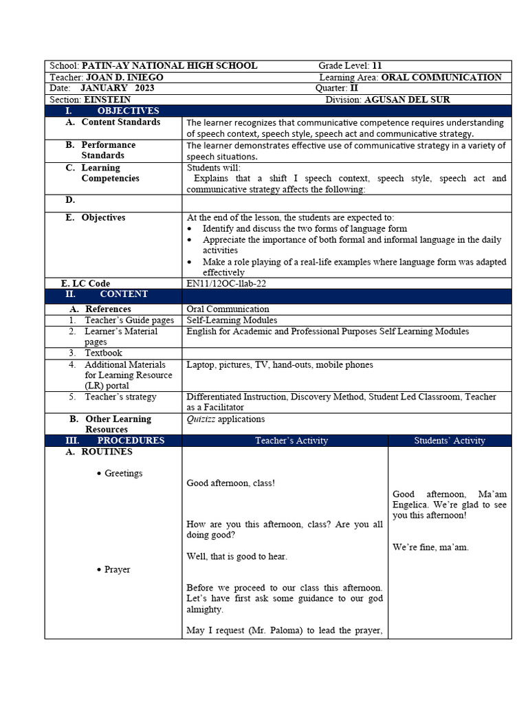 Cot DLP Kpup Iniego | PDF | Slang | Learning