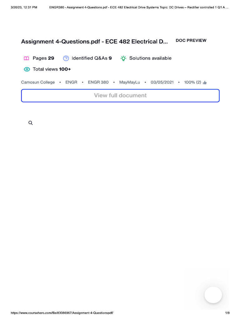 Problem Solution | PDF