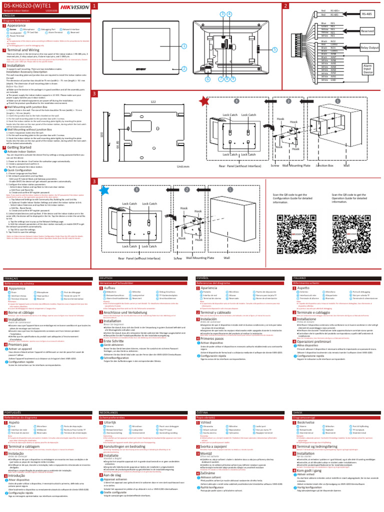 UD20183B Baseline Multi-Lingual Video-Intercom-Network-Indoor-Station6320 QSG V2.1.10 | Download ...