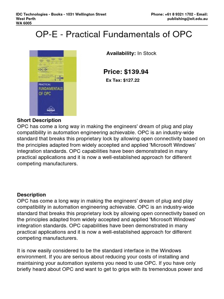 Product 112 | PDF | Programmable Logic Controller | Device Driver