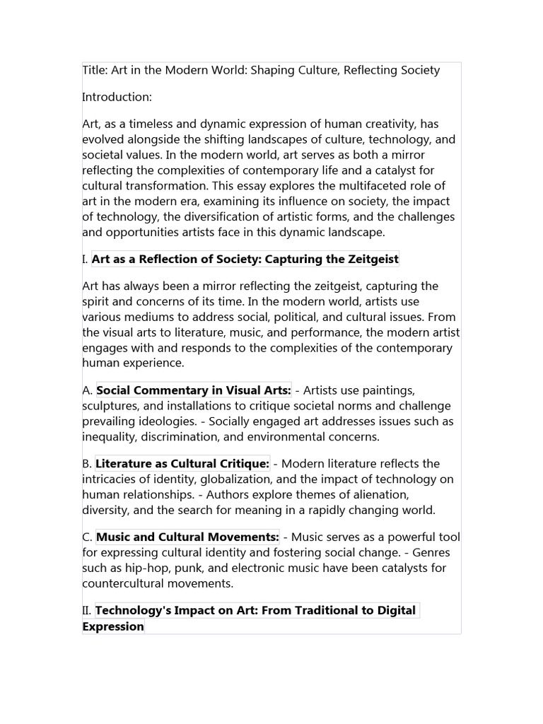 Modern Art | PDF | Virtual Reality | Installation Art