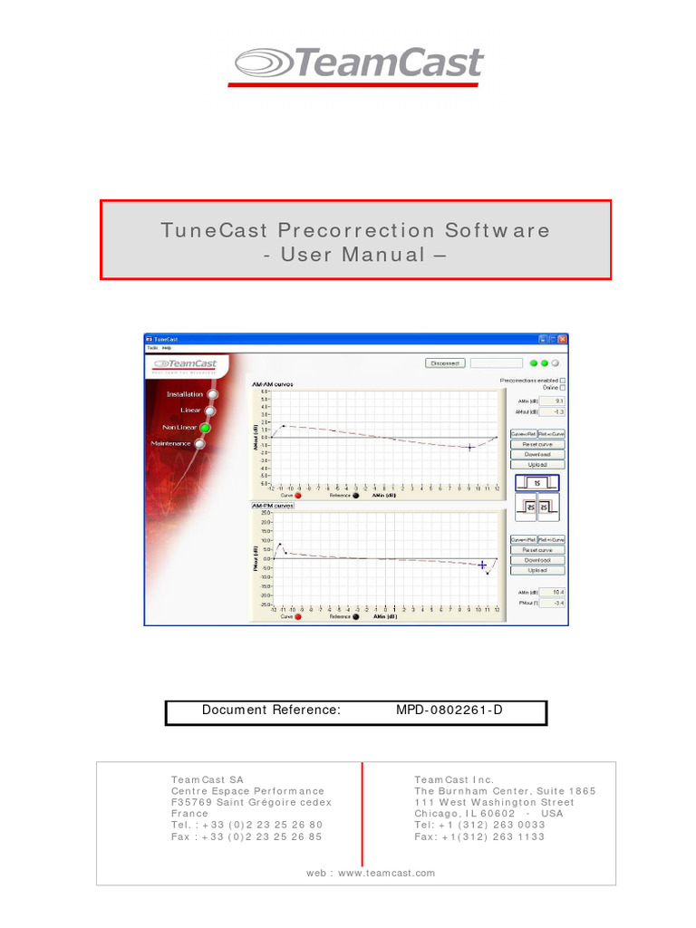 User Manual Tunecast D 1Lqqzt | PDF | Installation (Computer Programs) | Amplitude