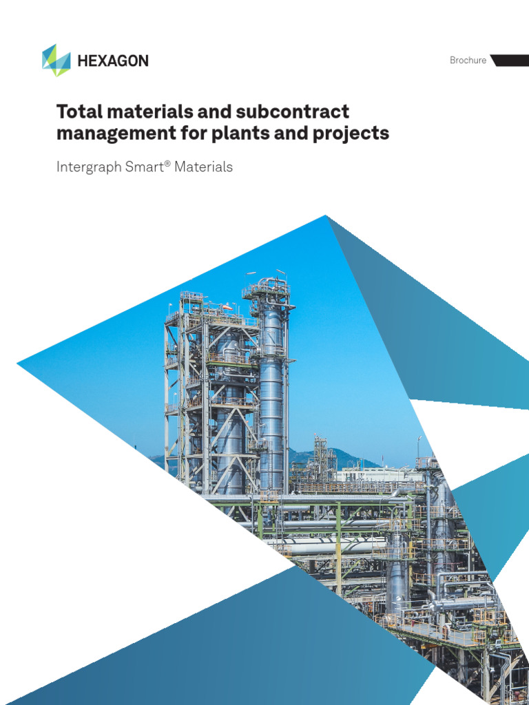 Intergraph Smart Materials Brochure | PDF | Logistics | Supply Chain
