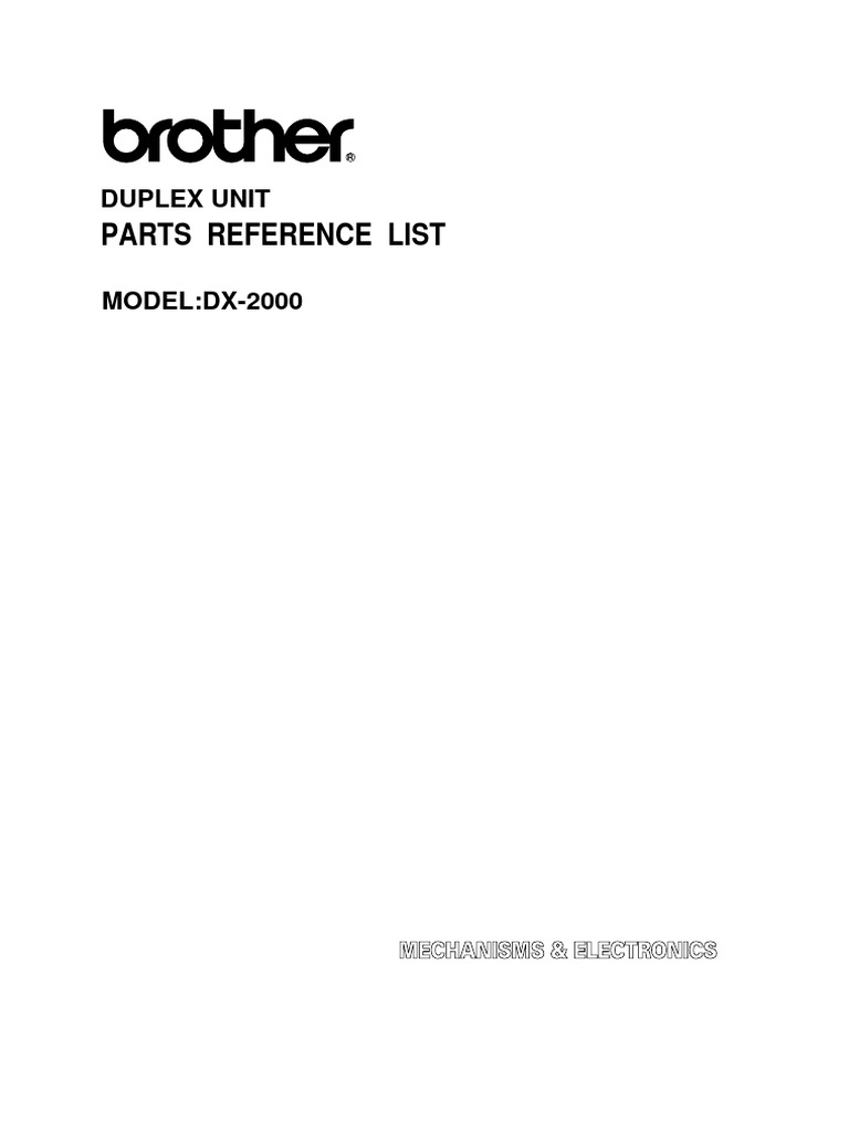 DX 2000 | PDF | Manufactured Goods | Equipment