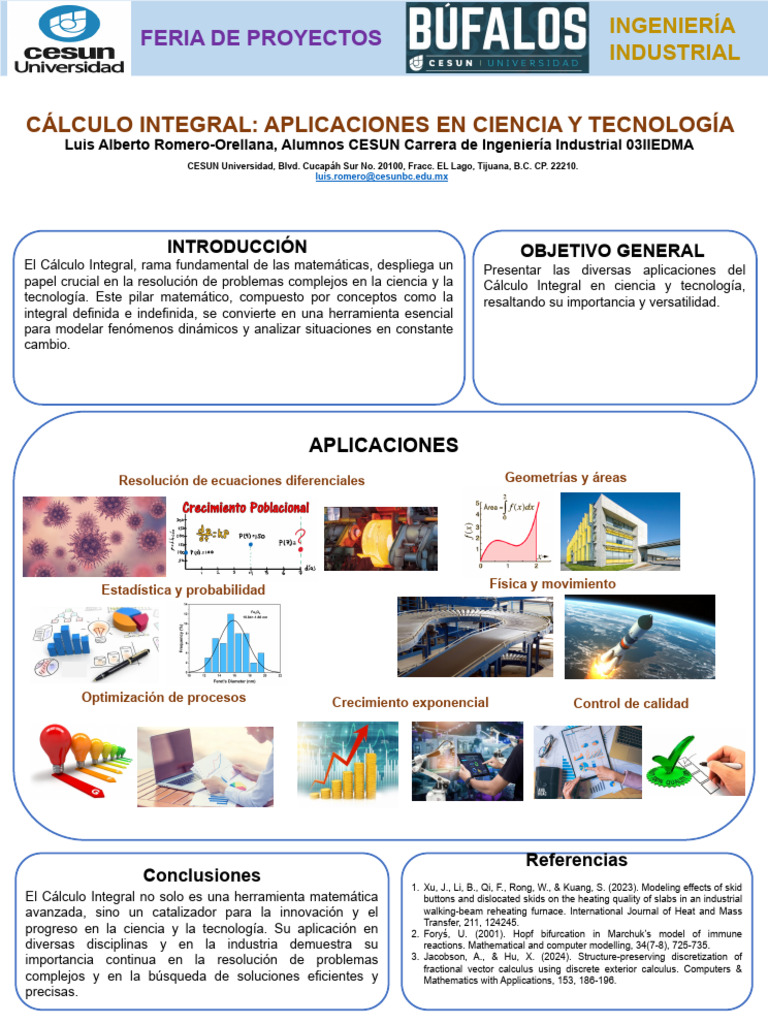Calculo Integral Poster | PDF | Integral | Ciencias fisicas
