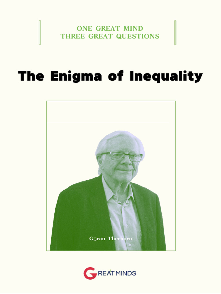 Goran Therborn | PDF | Poverty & Homelessness | Economic Inequality