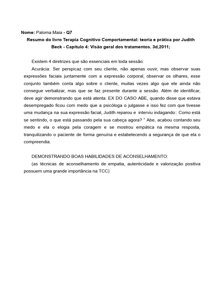 Resumo Cog Cap4 | PDF | Autoajuda