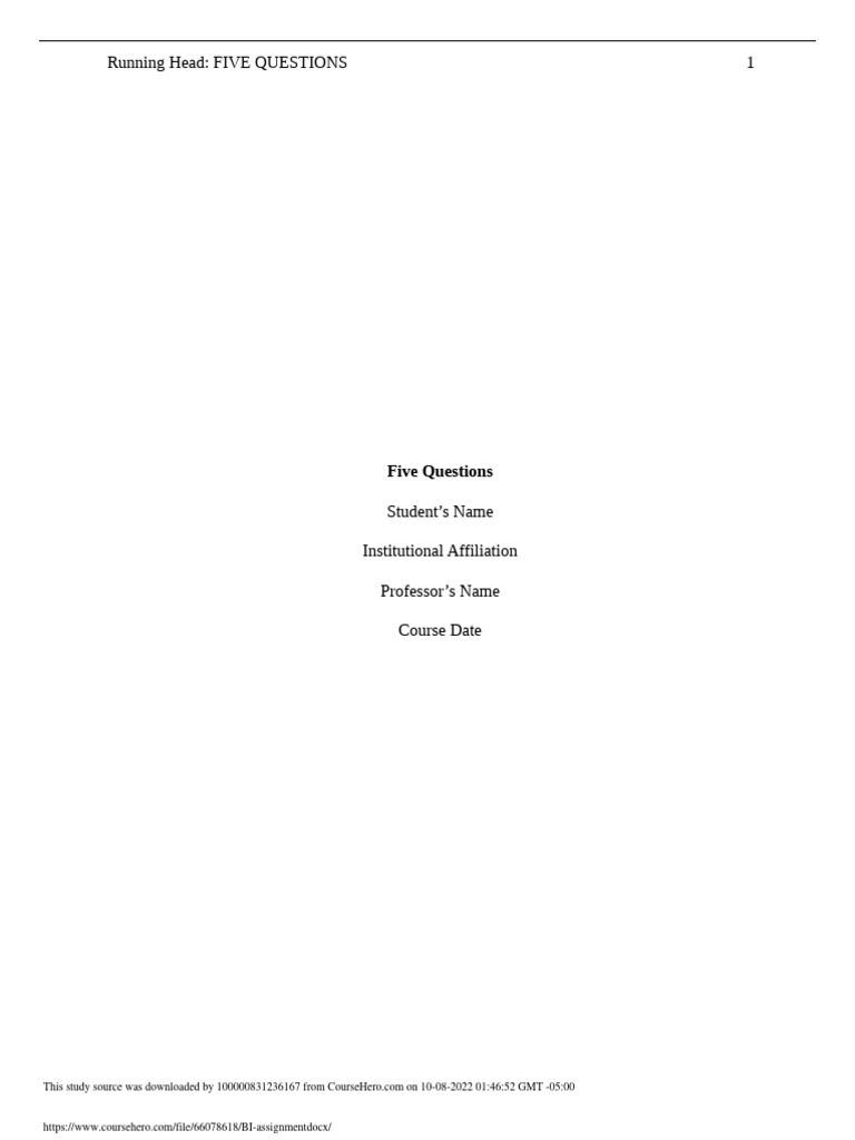 BI Assignment | Download Free PDF | Data Analysis | Data