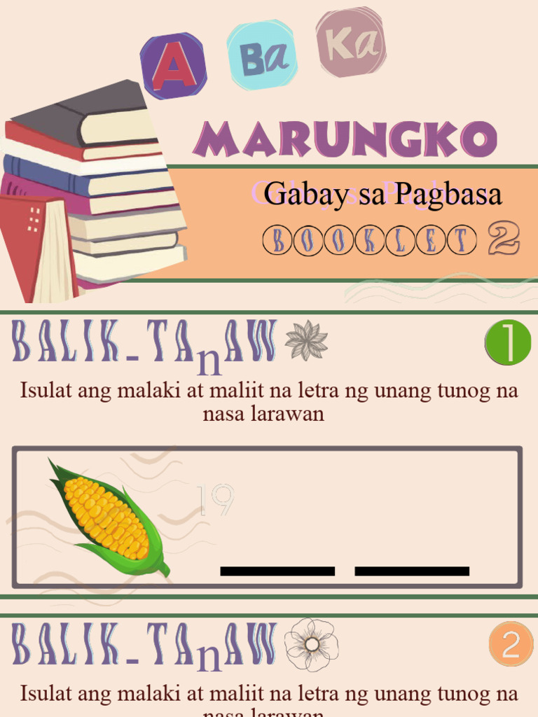 Reading Materials Marungko Part II | PDF