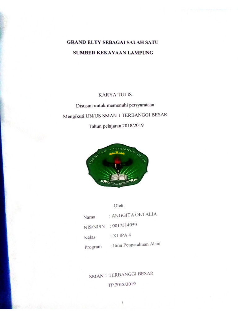 contoh study tour | PDF