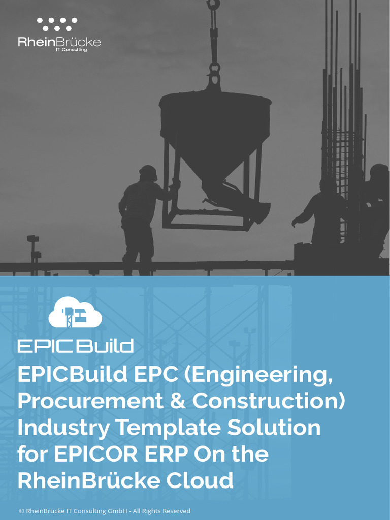 EpicBuild EPC Brochure | PDF | Enterprise Resource Planning | Cloud Computing