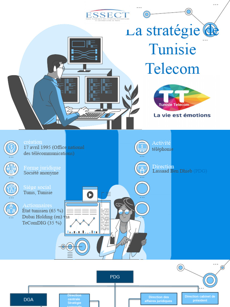 Tunisie Telecom | PDF | Télécommunications | Secteurs du service