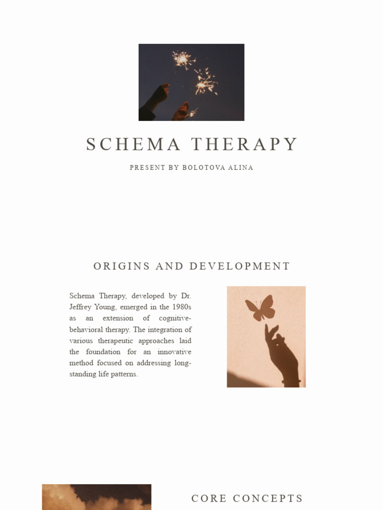 Schema Therapy | PDF | Psychotherapy | Schema (Psychology)