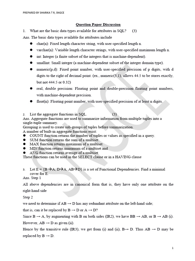 Module 3 ND 4 QP Discussion | PDF | Computer Programming | Mathematical ...