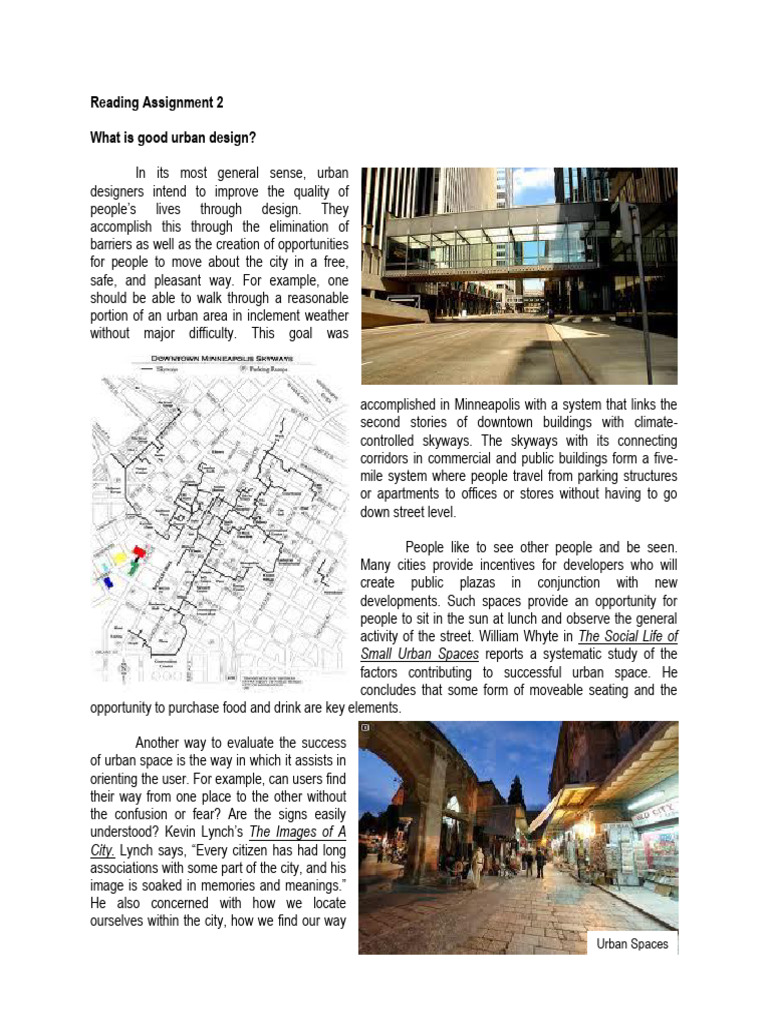 UDS Reading 2 - What Is Good UD | PDF | Pedestrian