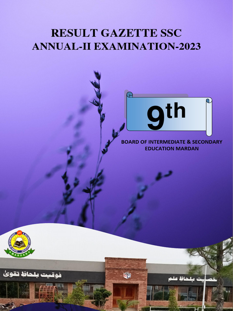 Guzzet 9th SSC a-II 2023 | PDF