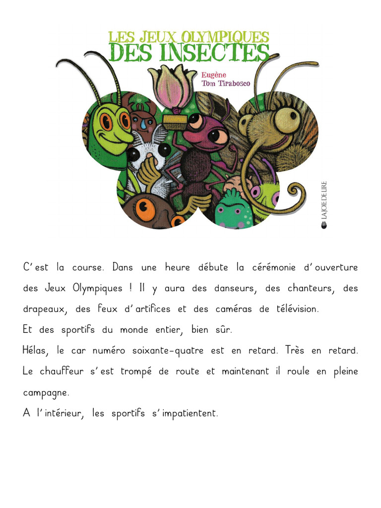 Les JO Des Insectes | PDF