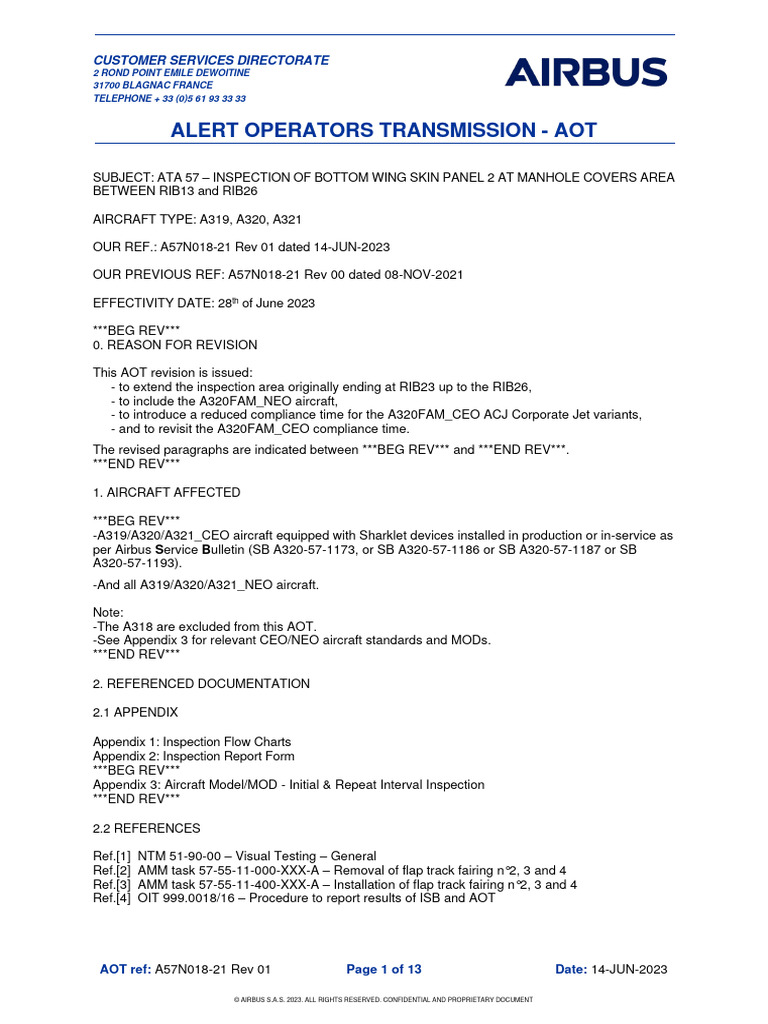 Aot A57n018 21 01 | Download Free PDF | Jet Aircraft | Airliner