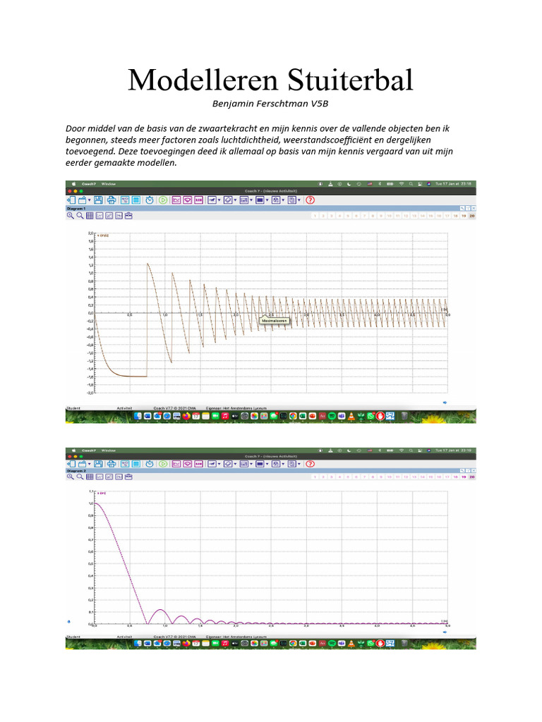 Modelleren Stuiterbal | PDF
