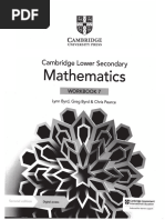 Cambridge Lower Secondary Mathematics Workbook 8 9781108746403book-7-8 | PDF | Algebra ...