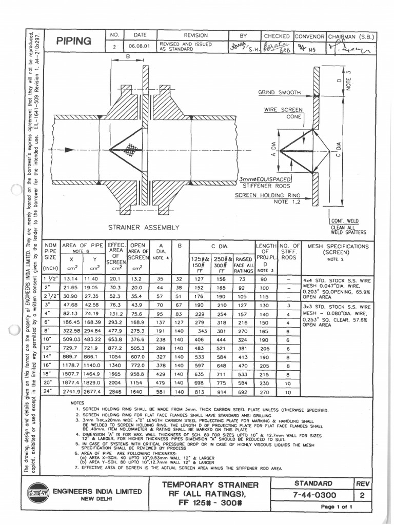7 44 300 - Temp - Strainers | PDF
