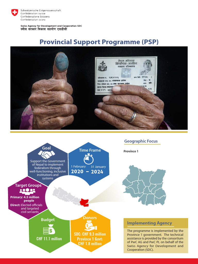 Nepal Provincial Support Programme | PDF | Governance | Economies