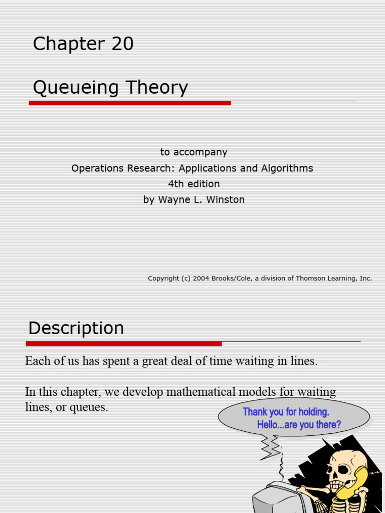 Chapter 20 - Queueing Theory | PDF | Analysis | Computer Science
