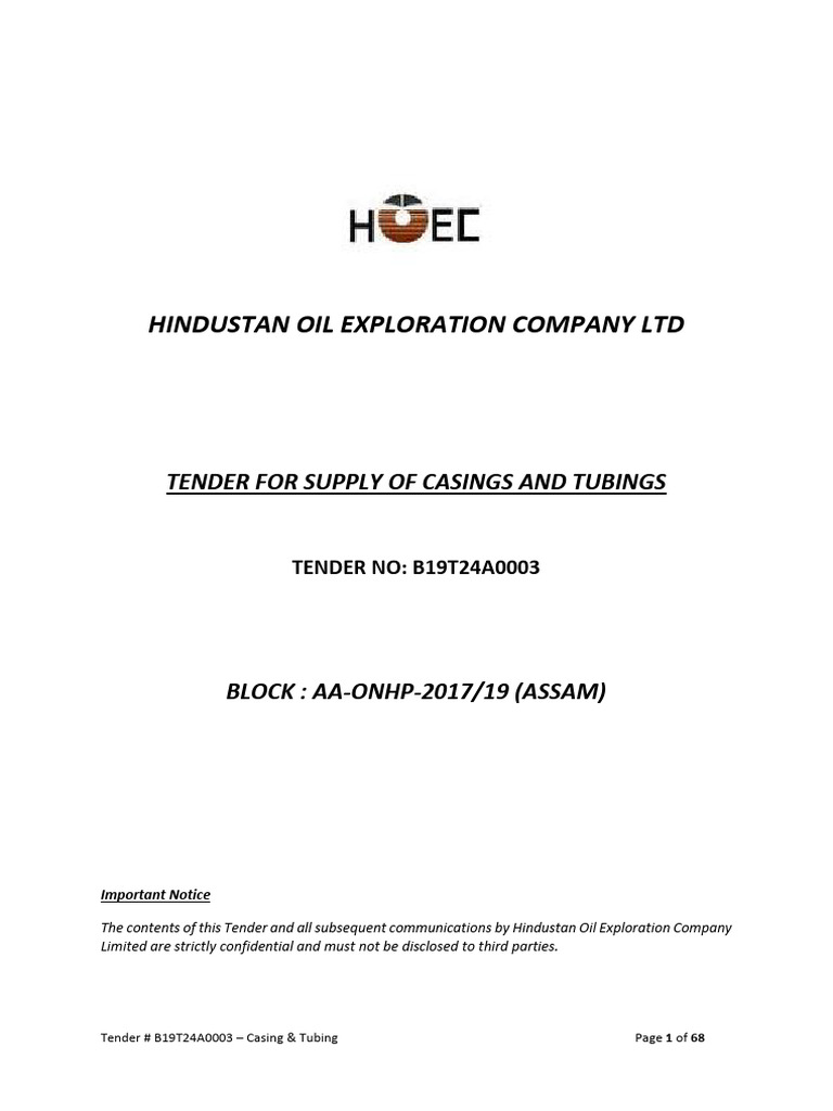 Tender | PDF