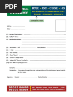 Student Personal Information Form | PDF | Computer Mediated ...