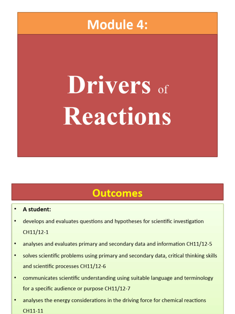 Drivers Reactions | PDF | Catalysis | Heterogeneous Catalysis