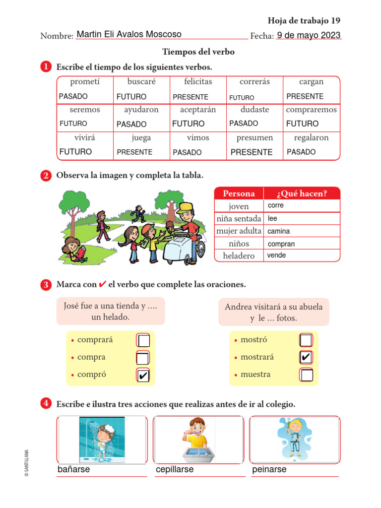 Lec9 El Verbo | PDF