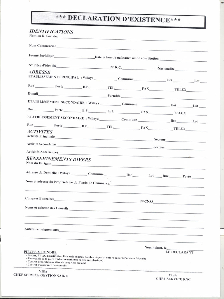 Declaration Existence | PDF