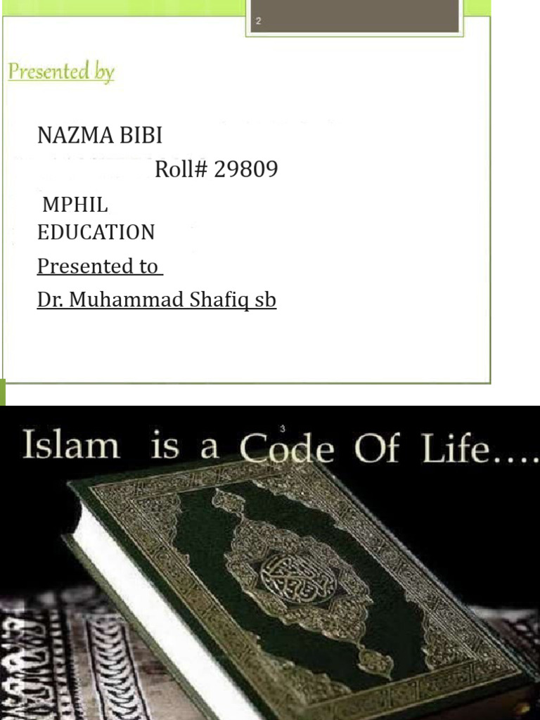 Islam Is Complete Code of Life | Download Free PDF | Marriage ...