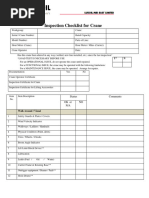 2 Tower Crane Checklist PDF | PDF | Crane (Machine) | Manufactured Goods