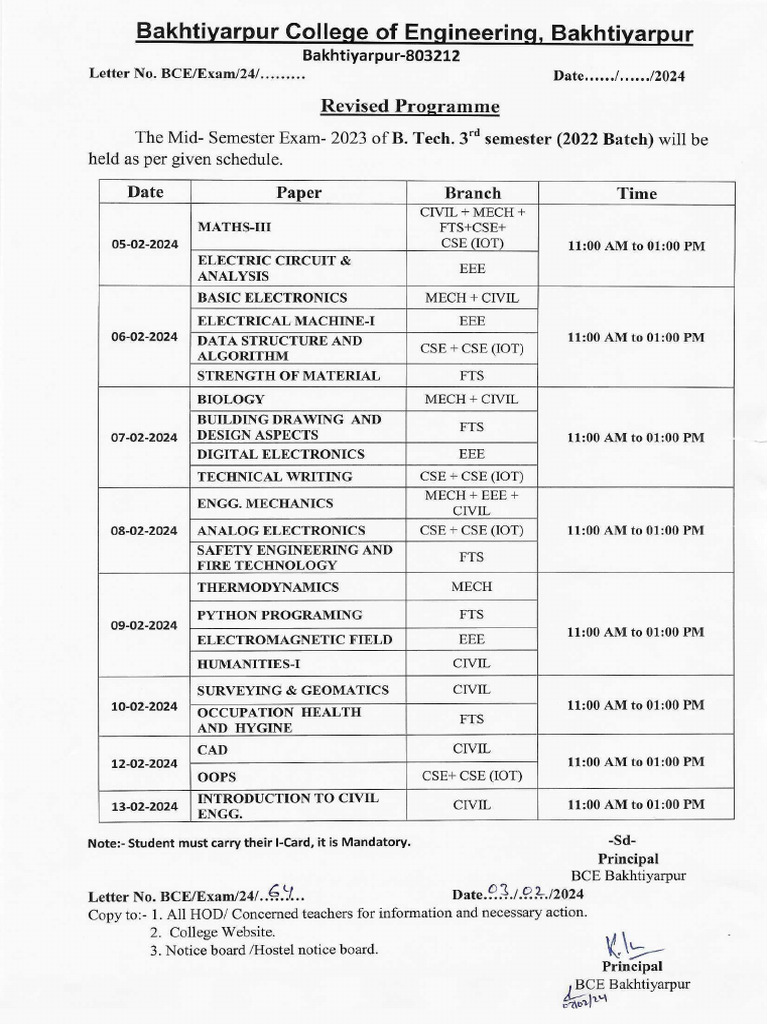 Bce-Exam 24 64 Date 03.02.2024 | PDF