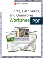 Worksheet - Herbivores, Carnivores and Omnivores | PDF | Science ...