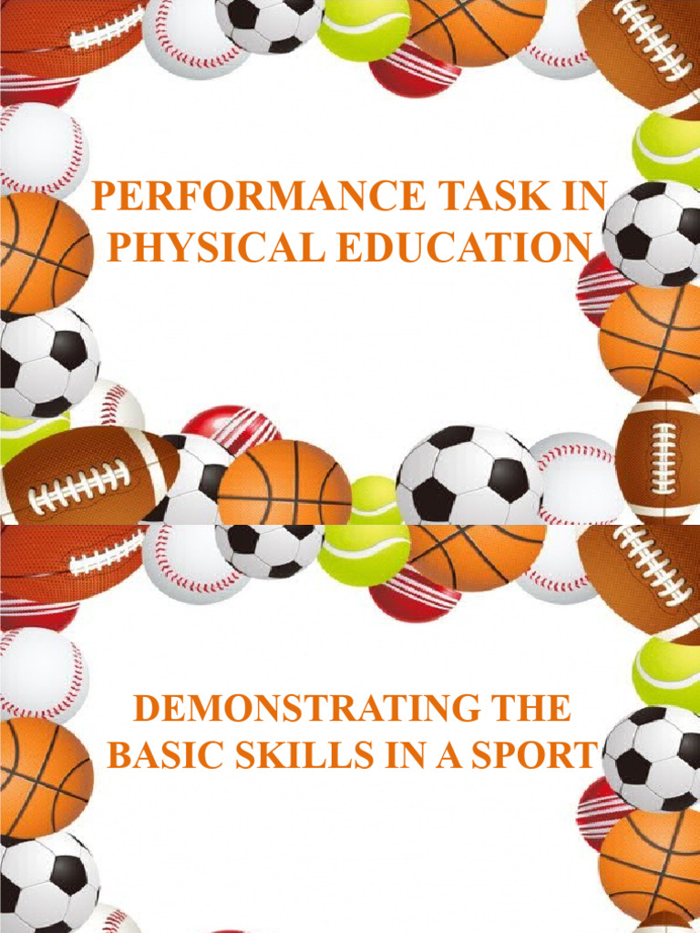Performance Task in Physical Education | PDF