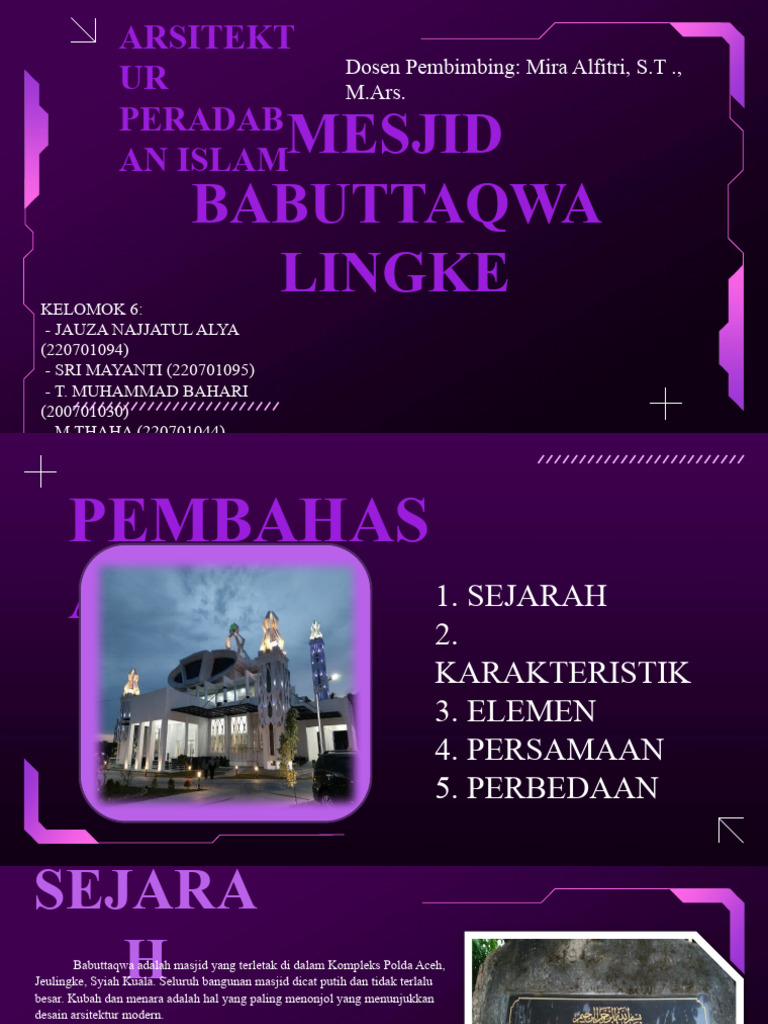 Mesjid Babuttaqwa | PDF