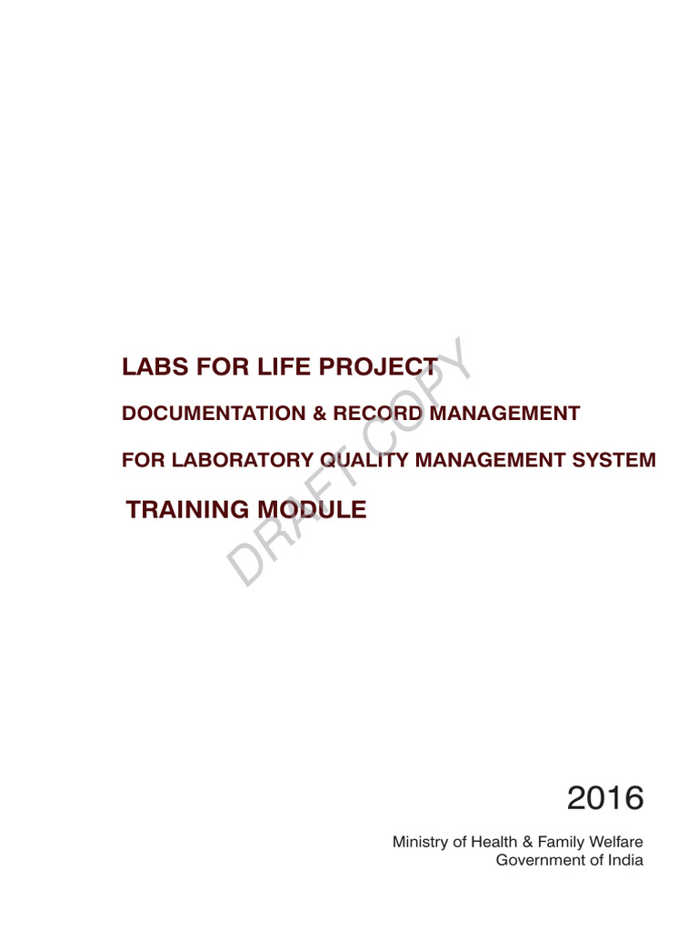 Lab Quality Management Documentation Guide | PDF | Quality Management ...