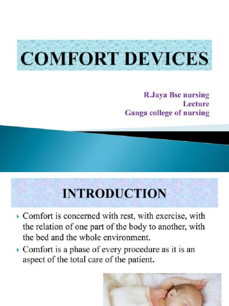 Comfort Devices | PDF