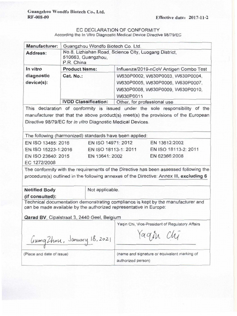 Test Gripa-covid19 DOC | PDF