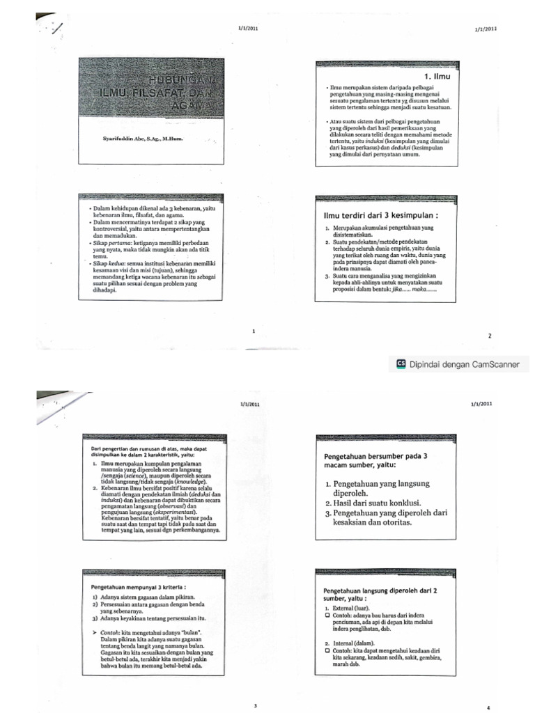 Hubungan Ilmu, Filsafat, Dan Agama | PDF Hubungan Ilmu, Filsafat, Dan Agama | PDF