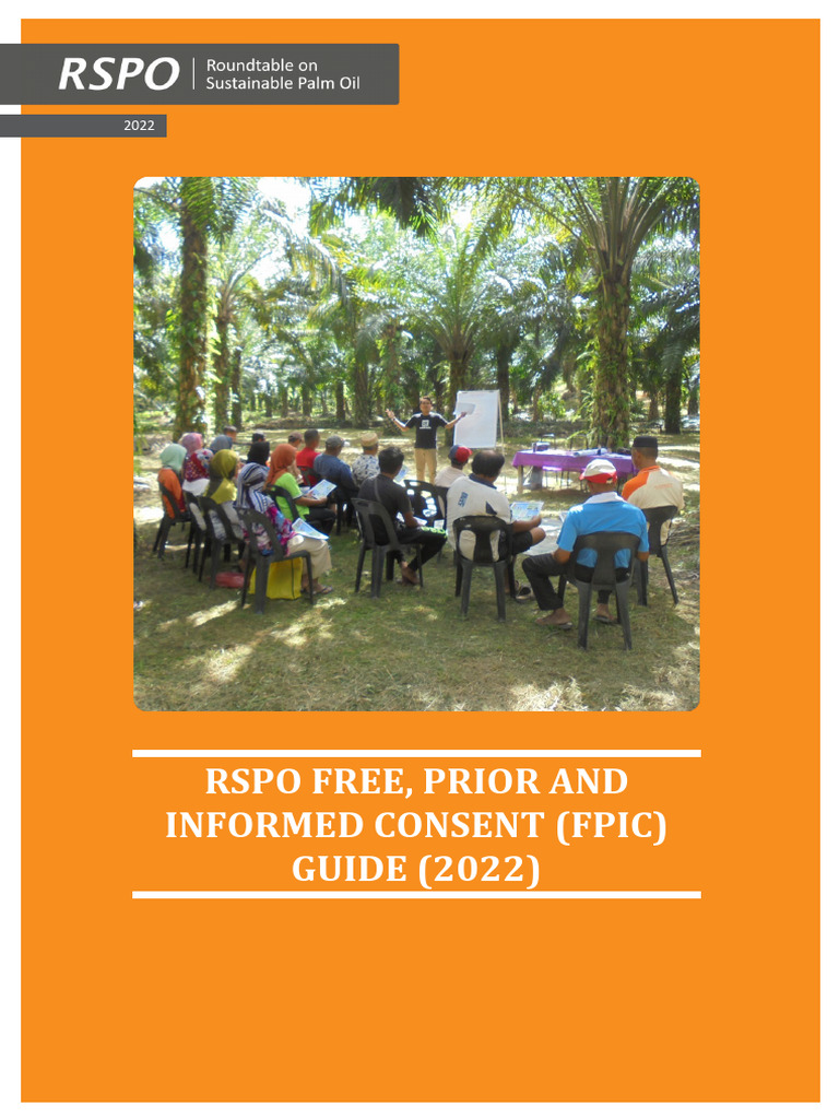 RSPO Free Prior and Informed Consent FPIC Guide 2022 - RSPO GUI T08 002 ...