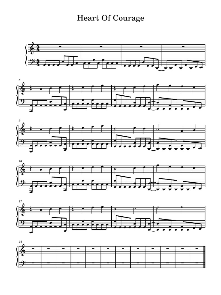 Heart of Courage | PDF