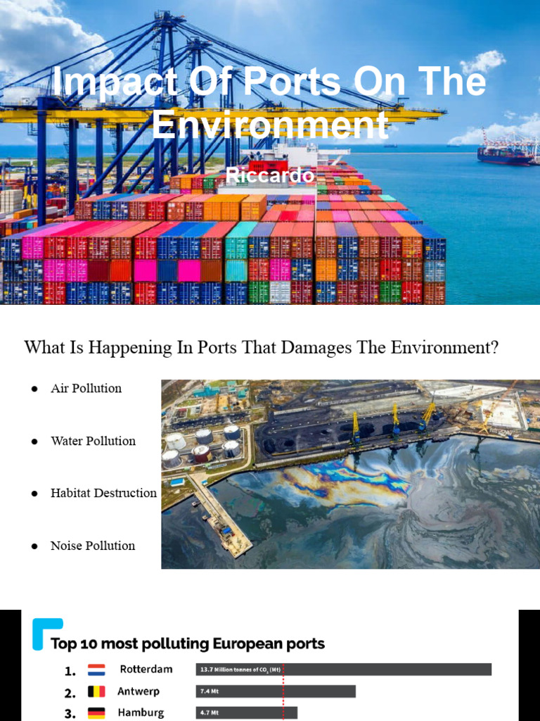 Environmental Impact of Ports | PDF
