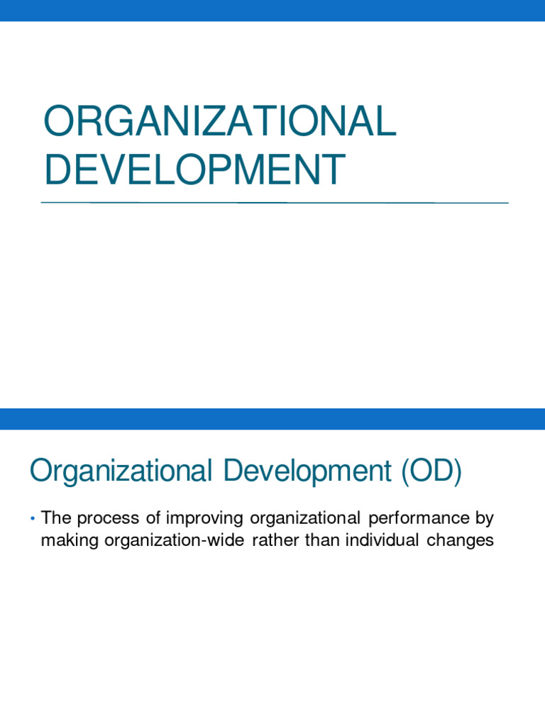 14 - Organzational Development | PDF | Layoff | Empowerment
