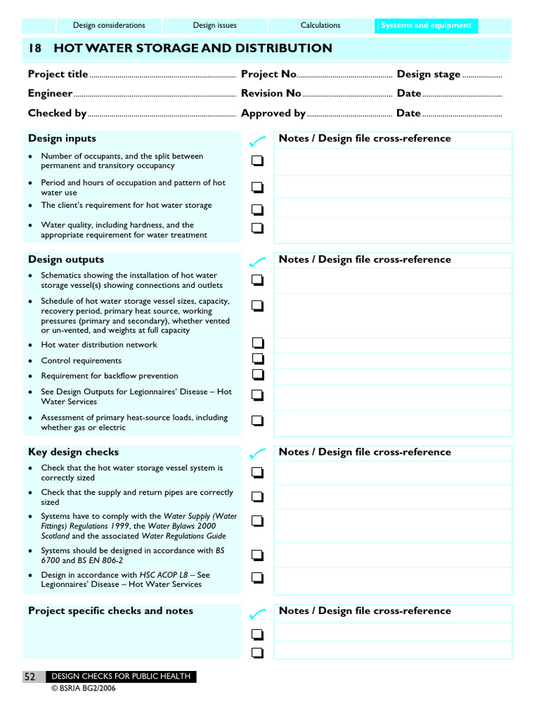 18 - Hot Water Storage and Distribution | PDF | Water Heating | Water