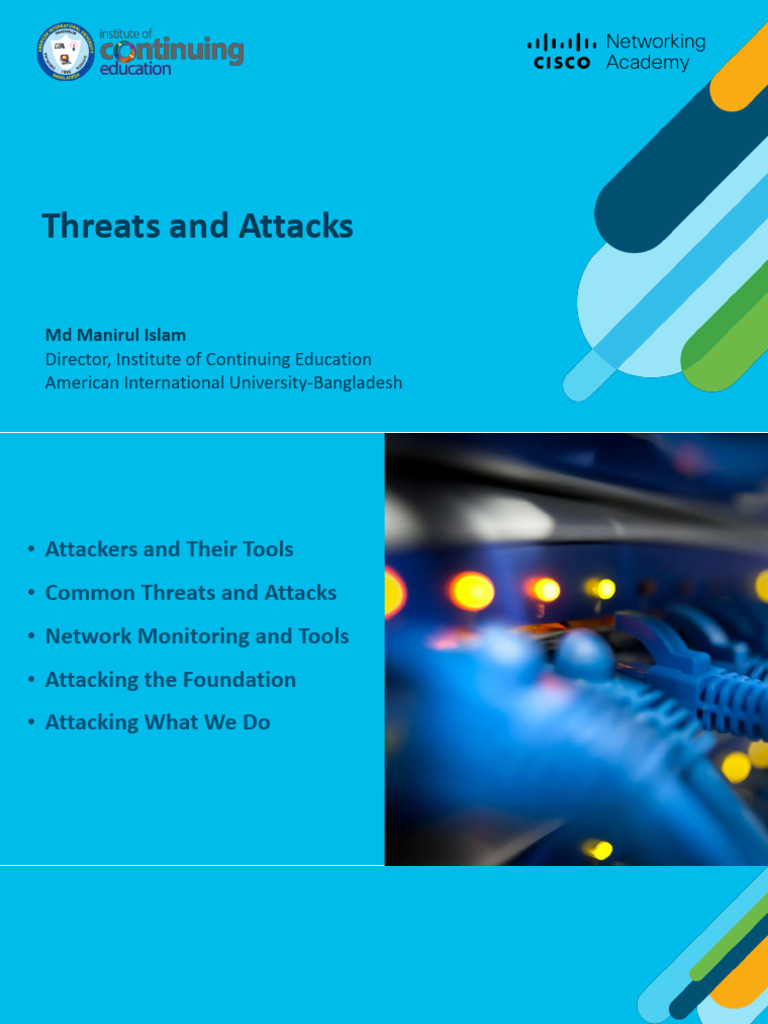 Threats And Attacks Pdf Transmission Control Protocol Malware