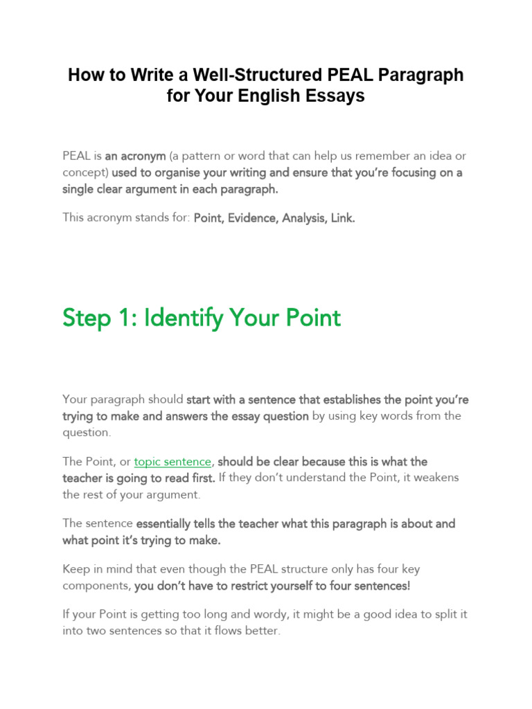 Peal | PDF | Paragraph | Essays