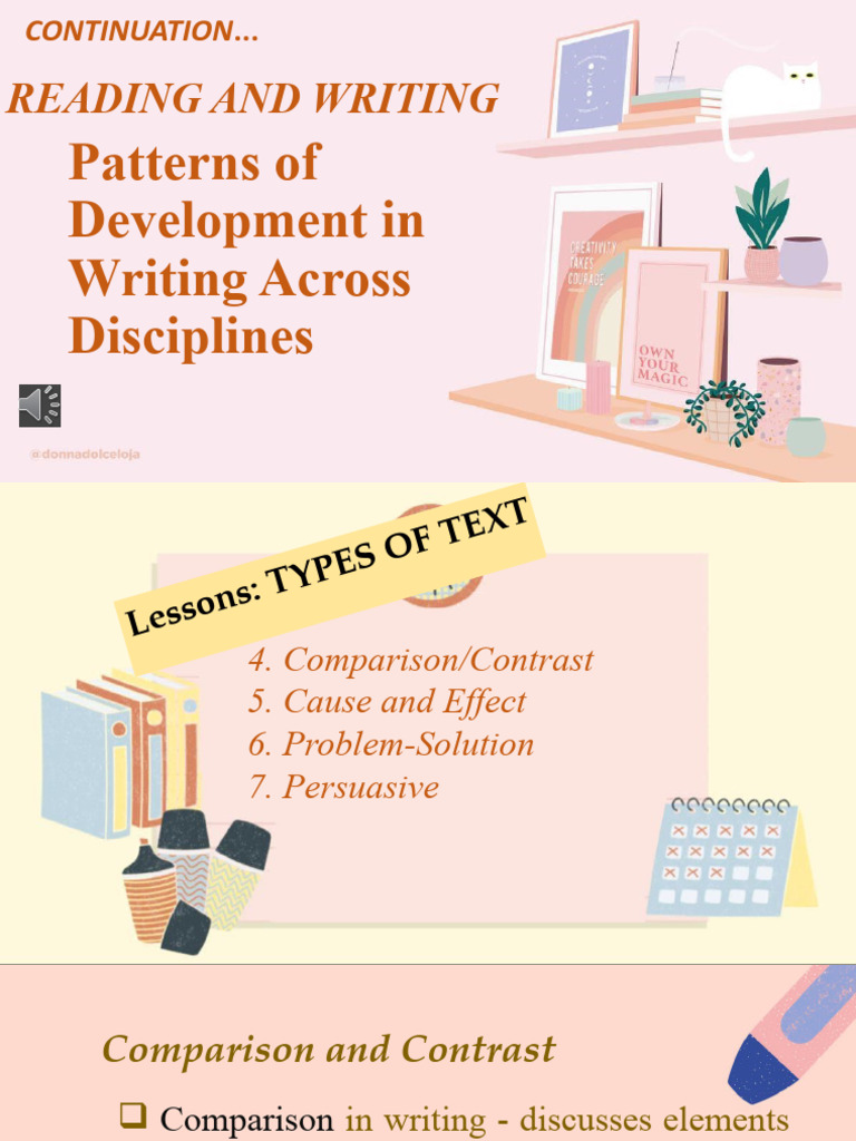 Rewri Pattern of Development Part 2 | PDF | Argument | Human Communication